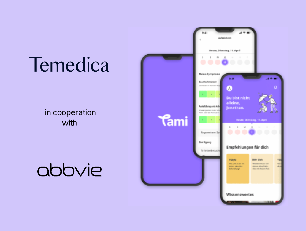 Temedica and AbbVie Germany are launching digital companion for ...